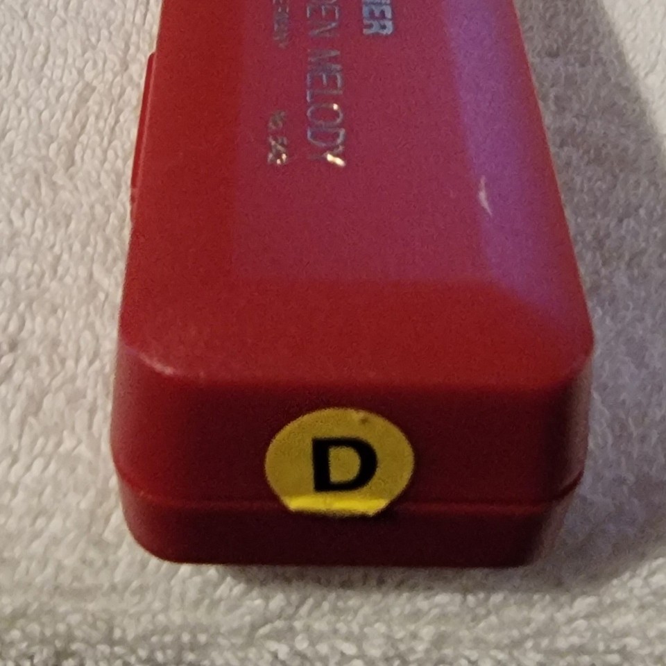 Hohner Golden Melody No.542 Harmonica Key of D 10 Holes Musical ...