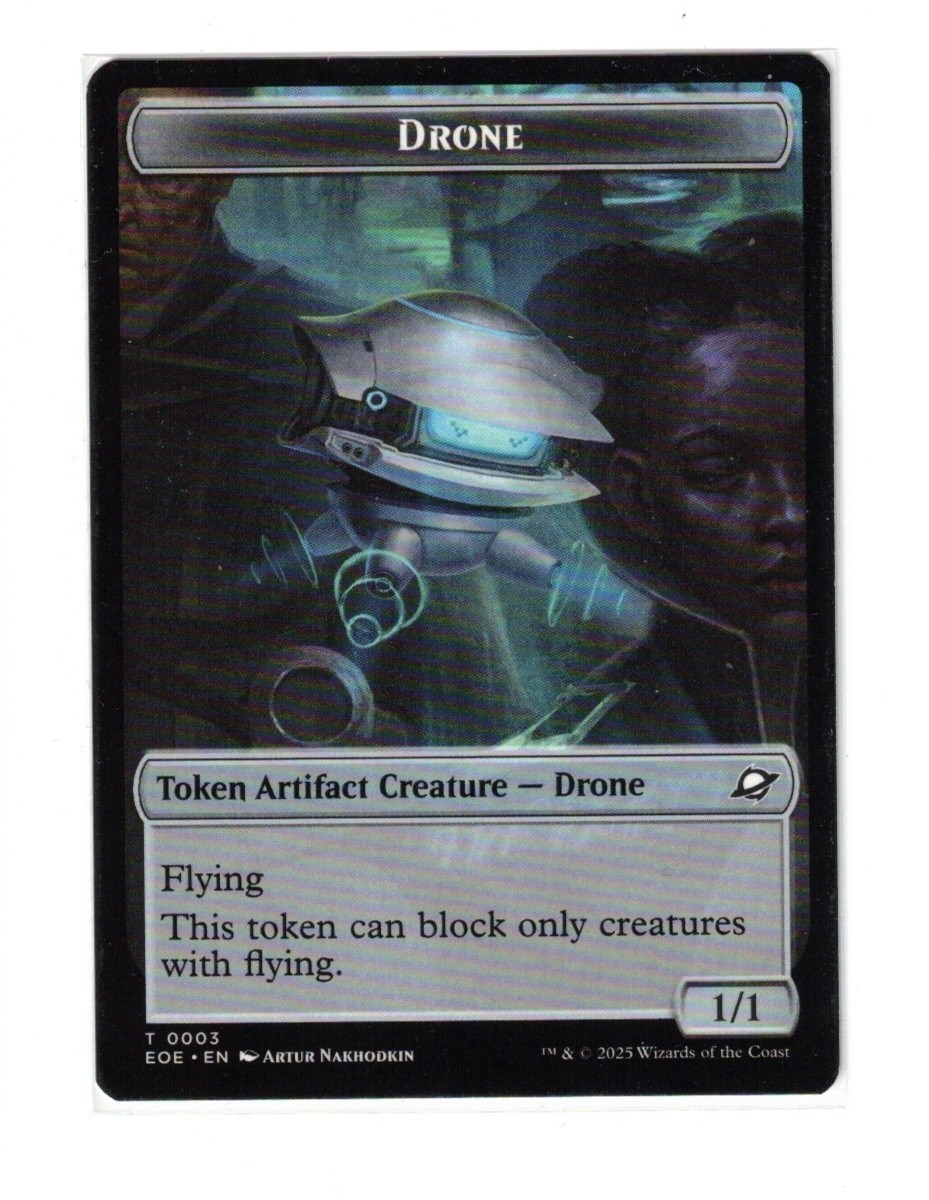 MTG - NM - Drone Lander (0005) Doubled-Sided Token - Edge of Eternities ...