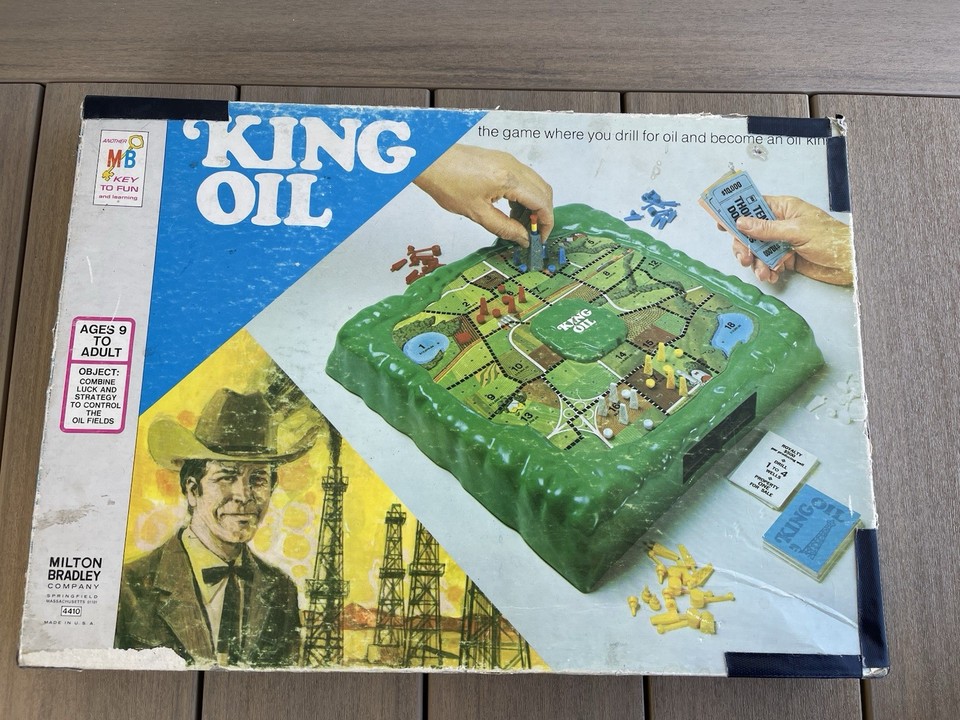 Milton Bradley King Oil Board Game 1974 Edition Vintage Complete | eBay