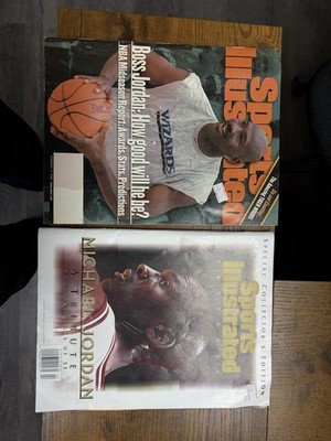 Sports Illustrated Magazines Lot Of 2 NBA With Michael Jordan Chicago ...