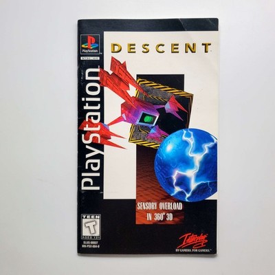 (Manual Only) Descent Long Box - Sony Playstation PS1 Authentic 1Y ...