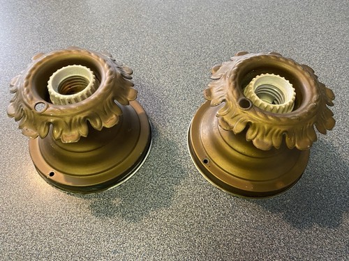 Vintage*pull chain style*Light Fixtures**Late 50’s**2 Fixture Lot Sale ...