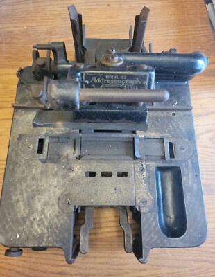 ANTIQUE ADDRESSOGRAPH MODEL H3 1900S INDUSTRIAL ADDRESS DOG TAG STAMP ...