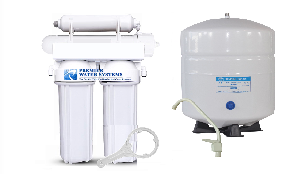 5 Stage REVERSE OSMOSIS DRINKING WATER FILTER SYSTEM pH NEUTRAL ...