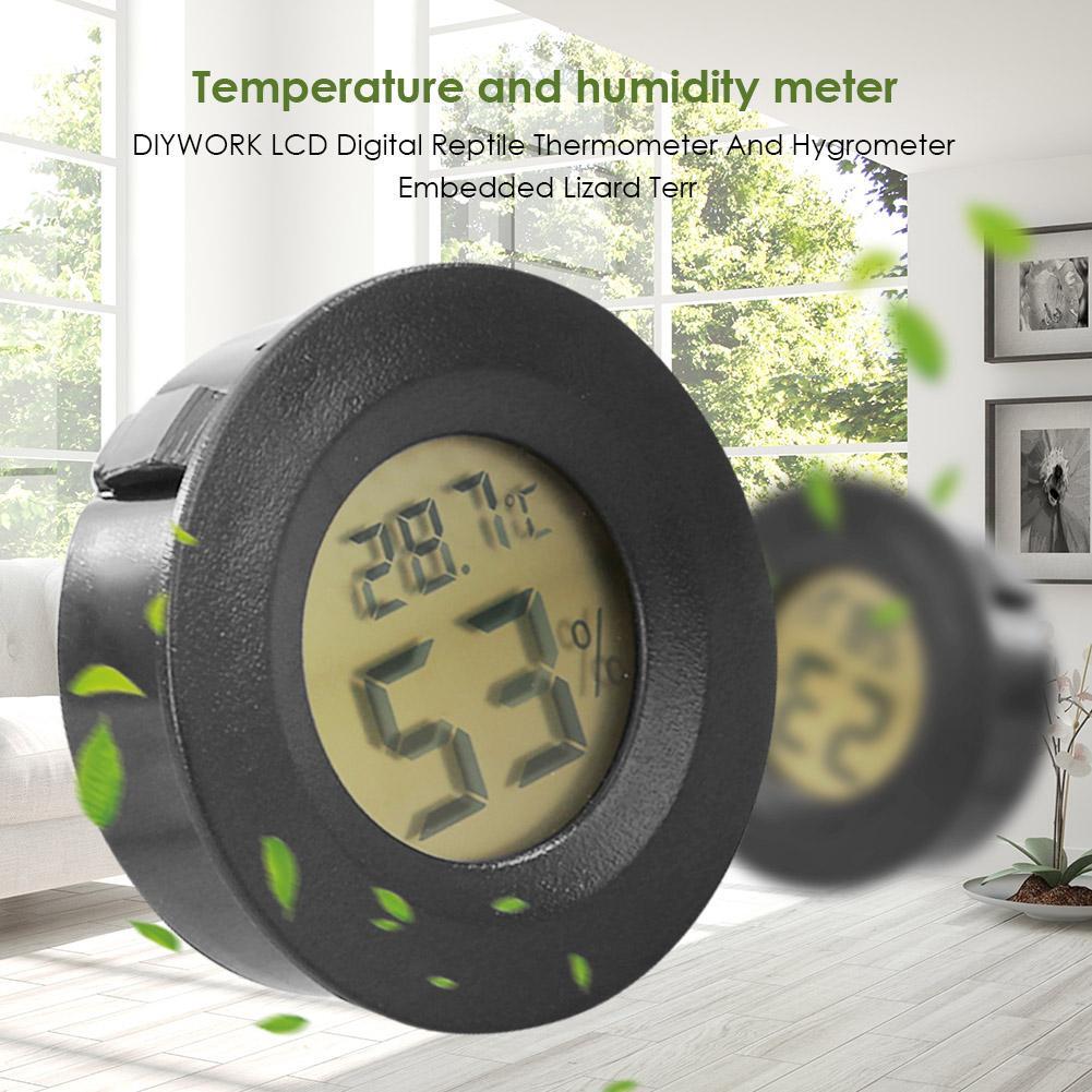 Mini Digital LCD Thermometer Hygrometer Electronic Temperature Humidity ...