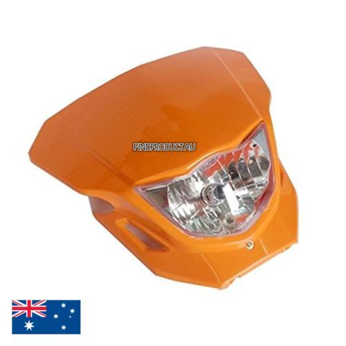 Orange 35w Rec Reg Head Light Lamp PIT PRO Trail Dirt Motrocycle | eBay