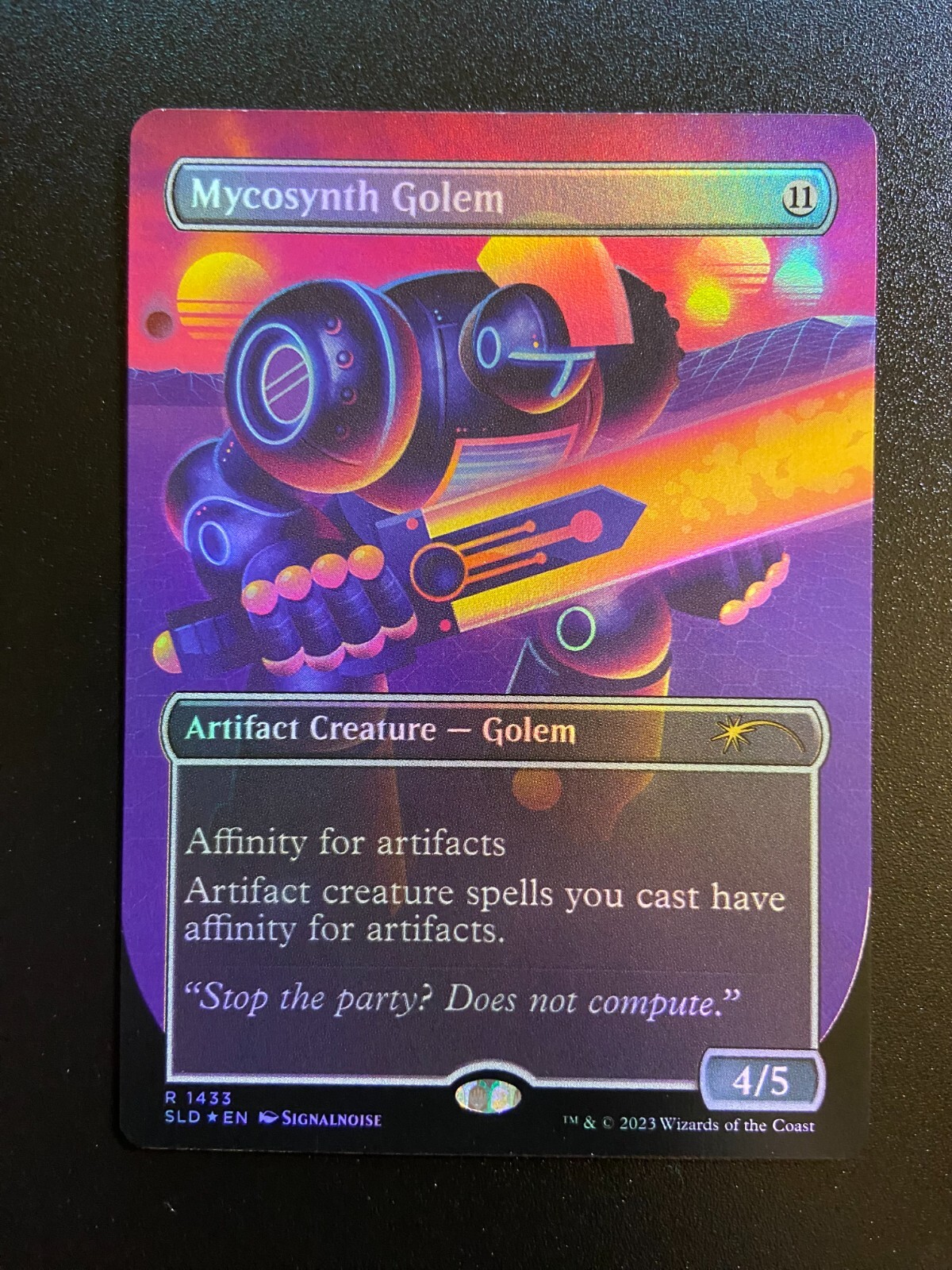 MTG | Secret Lair | Mycosynth Golem | 🌈🌟Rainbow Foil 🌟🌈 (IN HAND) | eBay