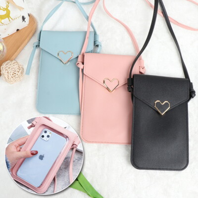 Leather Mobile Phone Bags Shoulder Handbags Purse Case For iPhone ...