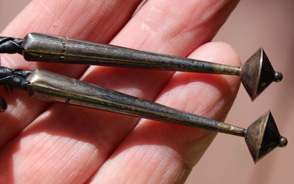 Old DORIS SMALLCANYON Navajo Sterling Silver Turquoise Stone KACHINA ...