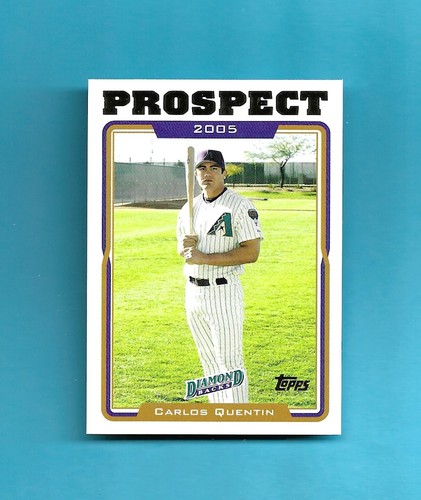 2005 Topps Update ROOKIE RC # UH102 CARLOS QUENTIN ARIZONA DIAMONDBACKS ...