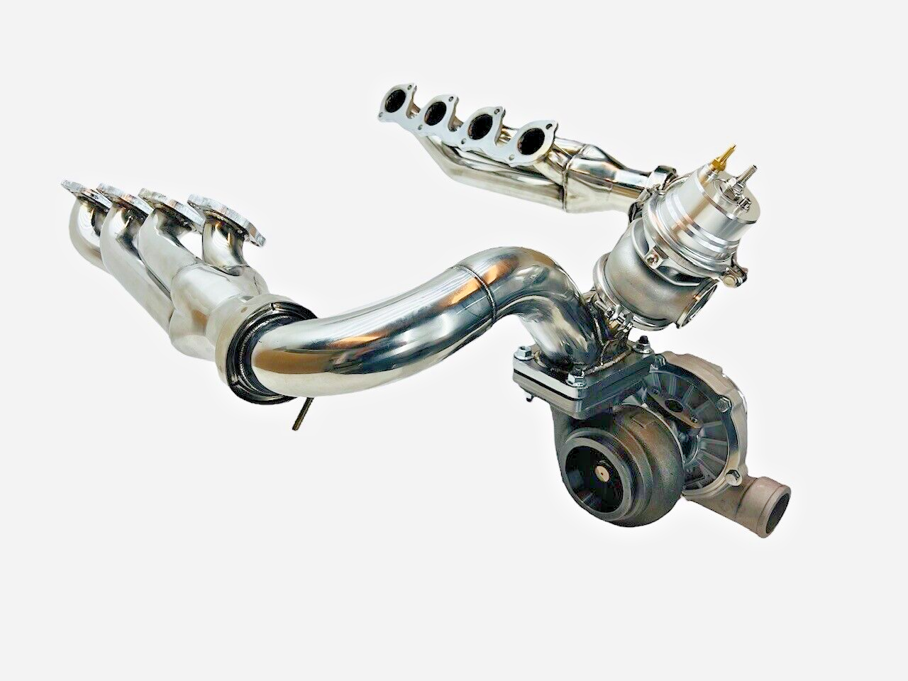 T70 T4 FOR FORD Mustang Single Turbo Kit 96-04 4.6 2 VALVE 900HP 4.6L ...