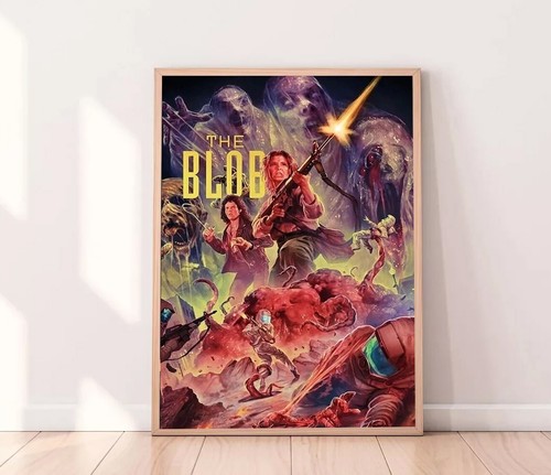 The Blob (1988) Movie Poster Vintage Movie Art Print Retro Movie Wall ...