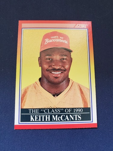 1990 Keith McCants RC Score Football Card #617 - Tampa Bay Buccaneers ...