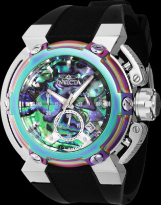 Invicta Mens Coalition Forces X-Wing Watch 46MM Case Oyster Abalone ...