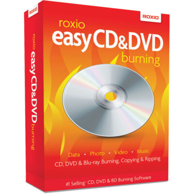 Roxio Easy CD & DVD + Blu-Ray Burning software PC NEW video convert ...