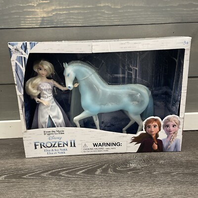 Disney Frozen 2 Elsa and Ice Nokk Figure Set – Frozen 2 Nokk Glitter ...