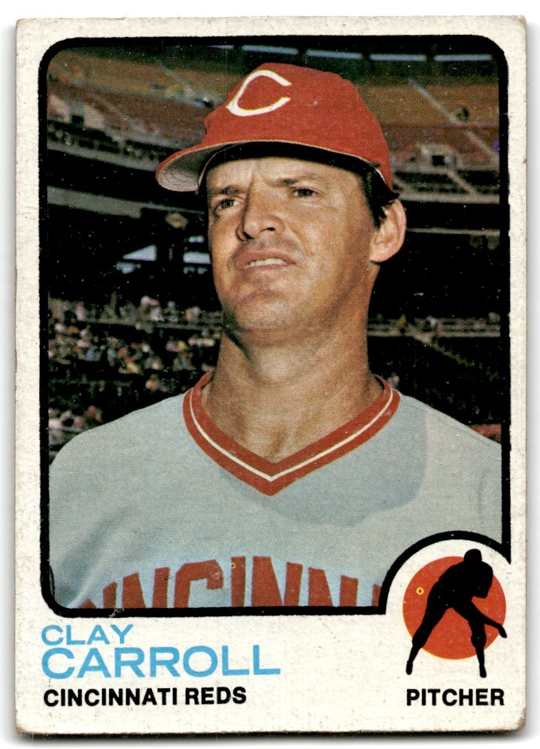 1973 Topps Clay Carroll Cincinnati Reds #195 | eBay