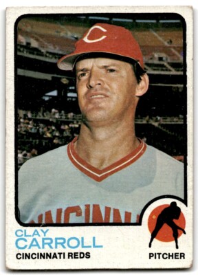 1973 Topps Clay Carroll Cincinnati Reds #195 | eBay