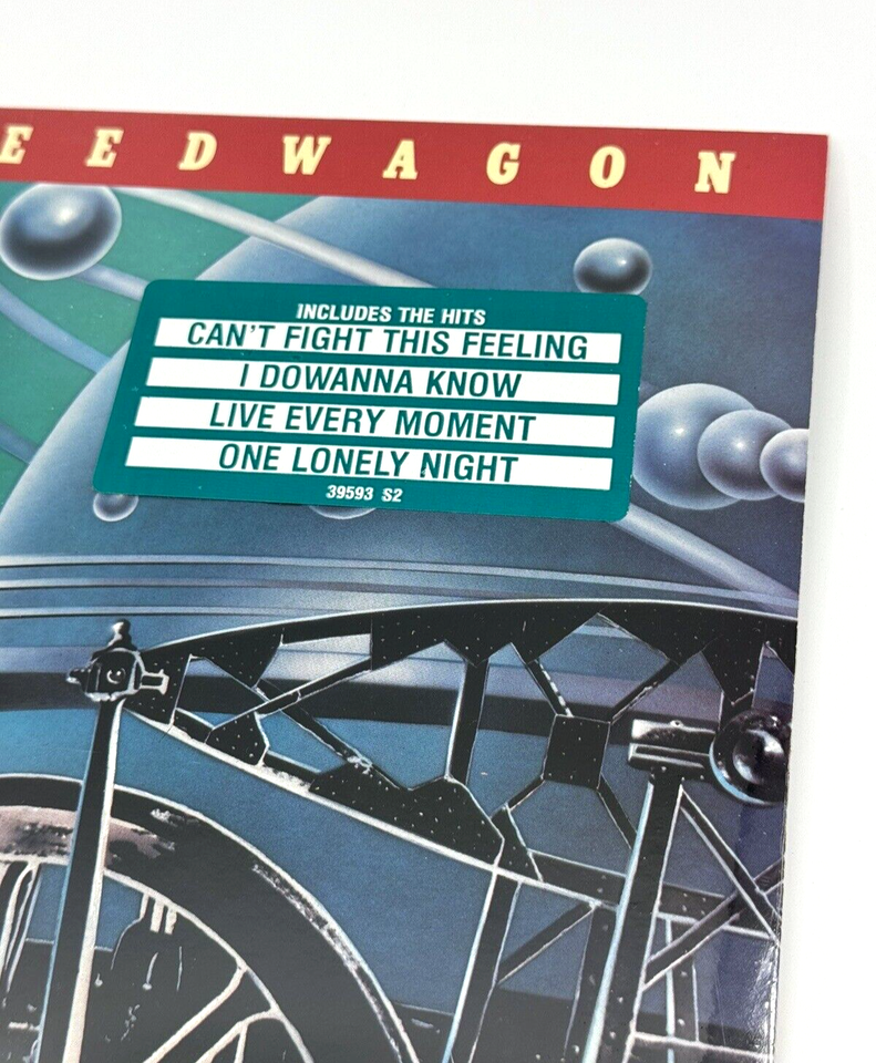 SEALED Vintage REO SPEEDWAGON Wheels Are Turnin' QE 39593 Vinyl LP '84 ...