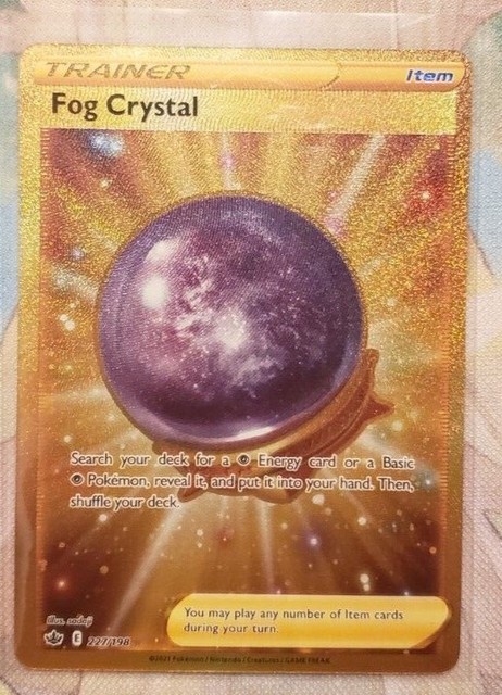Pokémon TCG Fog Crystal Chilling Reign 227/198 Holo Secret Rare for ...