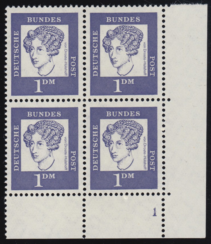 361 Bedeutende Deutsche 1 DM ** Droste-Hülshoff Vbl FN1 | eBay