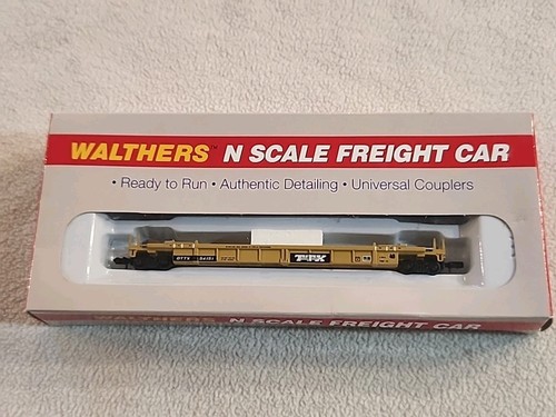 Walthers N Scale TTX Double Stack Car 932-8051 TTX #54151 | eBay