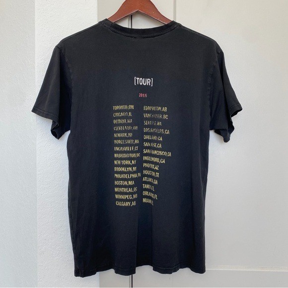 TRAVIS SCOTT 2015 RODEO GRAPHIC TOUR BLACK GRAPHIC TSHIRT MENS MEDIUM ...