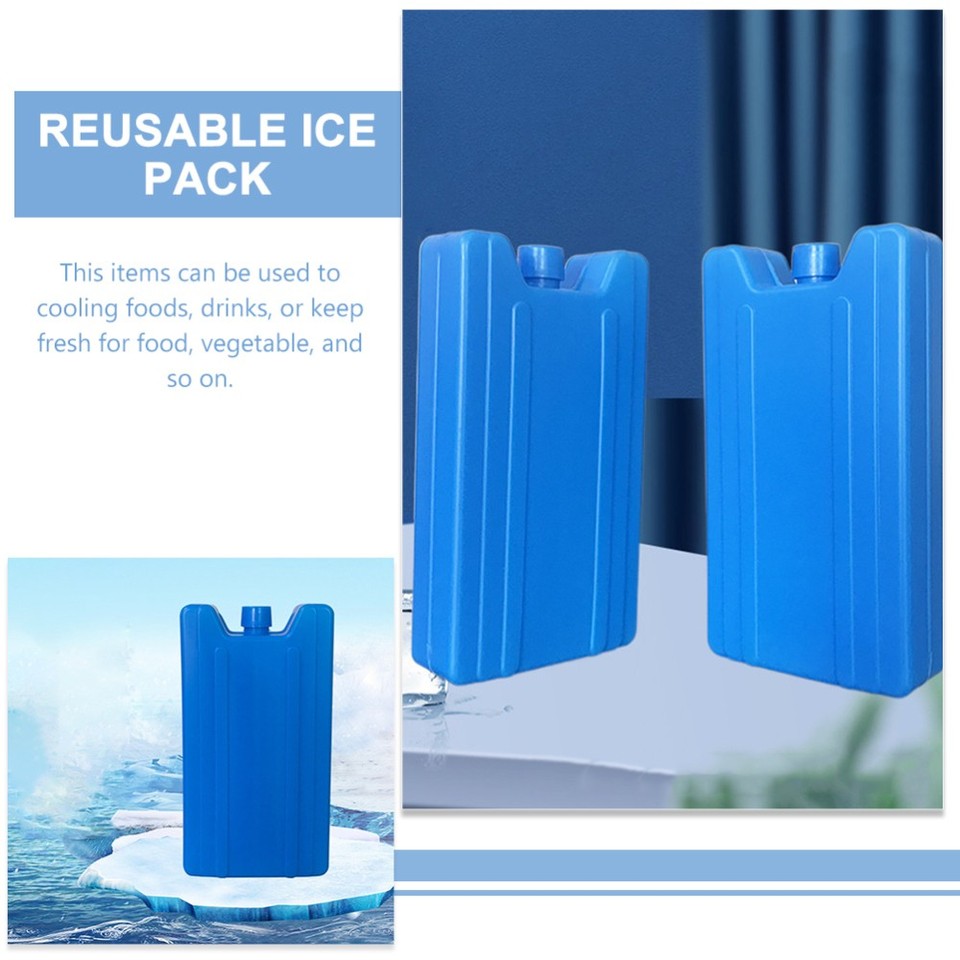 4pcs Multipurpose Ice Cooling Packs Reusable Ice Packs Summer Freezer ...