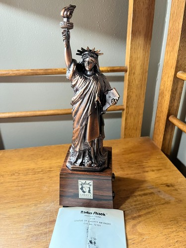 Vintage 1986 Radio Shack STATUE OF LIBERTY Commemorative AM Radio working | eBay