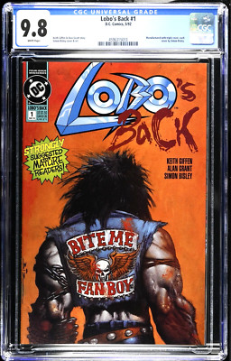 Lobo's Back #1 CGC 9.8 WP NM/MT DC Comics 1992 Simon Bisley Keith ...