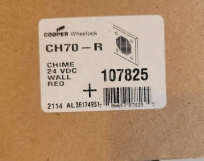 Fire Alarms - Wheelock Fire Alarm Chime