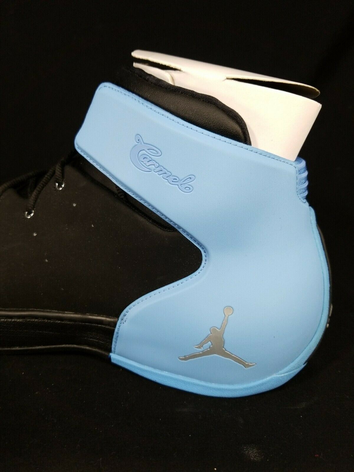 Air Jordan MELO 1.5 Black Blue Basketball Shoe 2013 Nike Sz 15 631310 ...