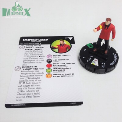 Heroclix X-Men: The Animated Series set Graydon Creed #017 Uncommon fig ...