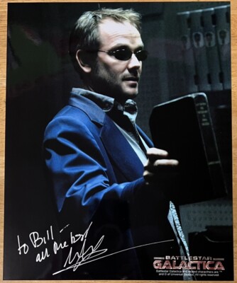 Autographed Mark Sheppard Photo Battlestar Galactica BSG Romo Lampkin ...
