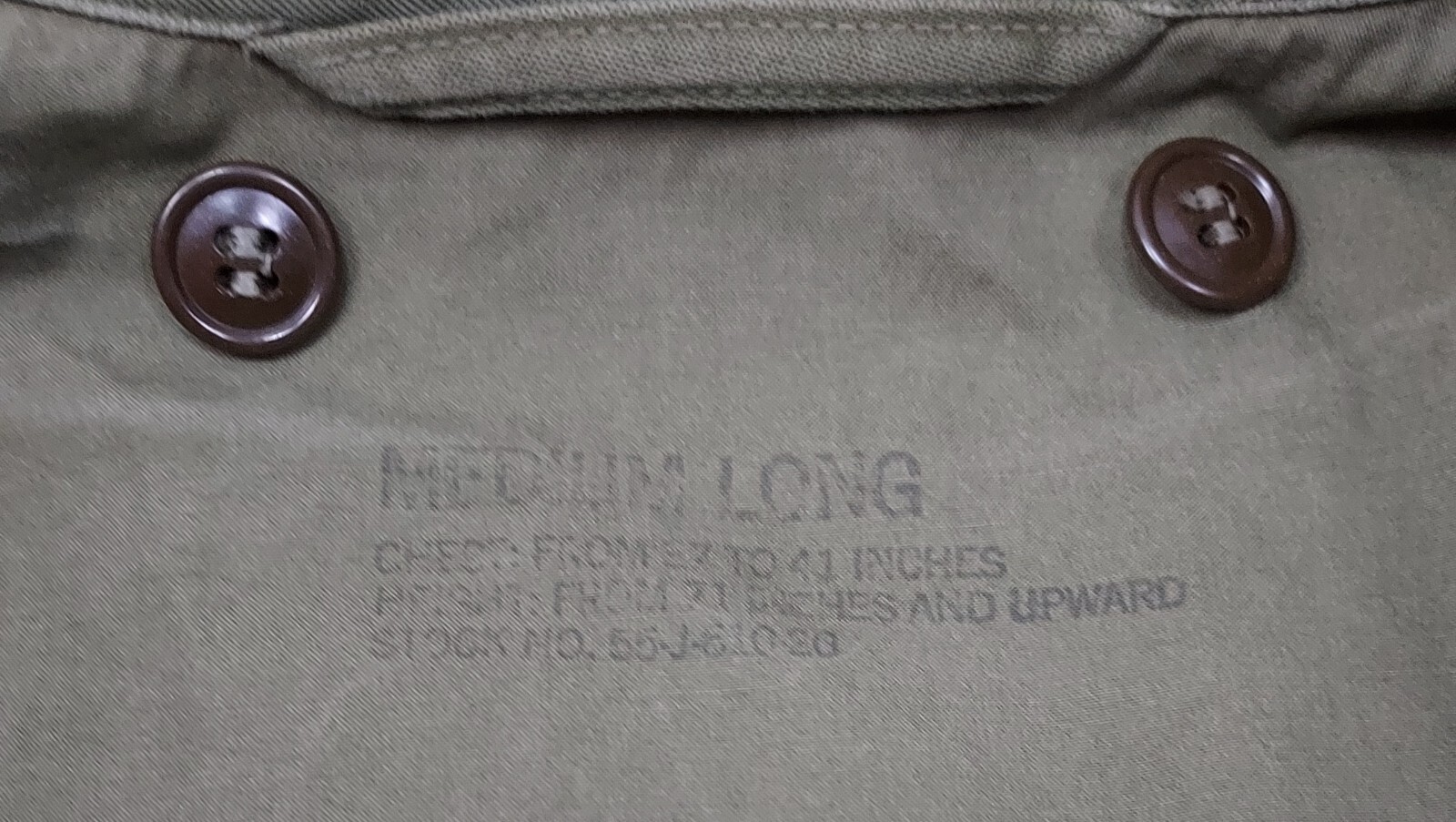US Air Force Korean War M-51 M1951 Field Jacket Medium Long | eBay