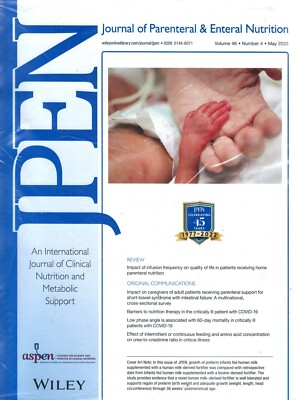 JPEN Journal of Parenteral & Enteral Nutrition Single Issue V 46 N 4 ...