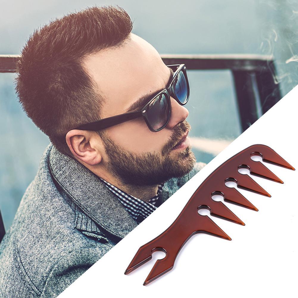 Men Hair Texture Wide Tooth Texturizing Comb Man Oil Head Hair Comb ...