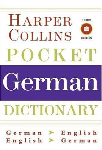 Pocket German Dictionary by HarperCollins Publishers Ltd. Staff (2005, Trade Paperback) for sale ...