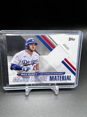 2024 Topps MAX MUNCY Major League Material Relic Patch MLM-MMU • Jersey ...