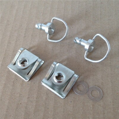 HTT 15mm Chrome Quick Release Fasteners Fairing Bolts Studs Quarter ...