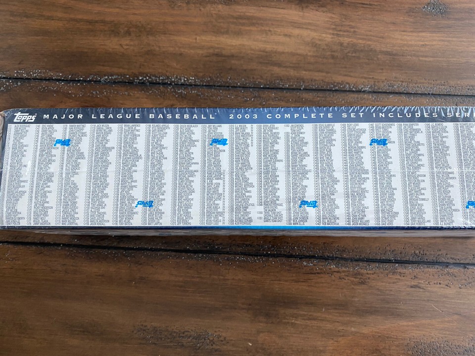 2003 Topps Baseball Complete Set Factory Sealed | eBay