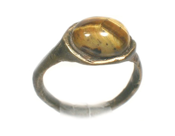 AD300 Roman Epirus (Albania) Ring Size 5 + Antique 19thC Yemen Mahogany ...