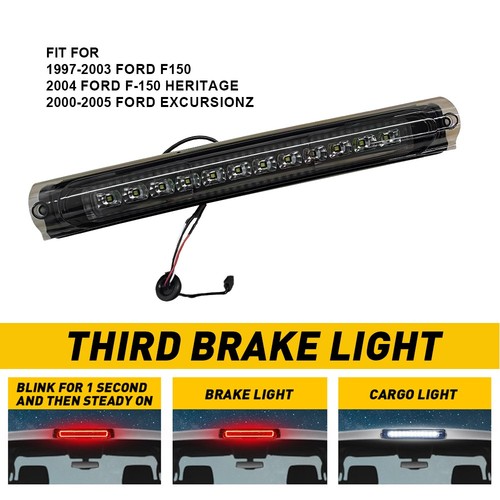 Smoke LED Red Third 3RD Tail Brake light Cargo Light For 2000-05 Ford ...