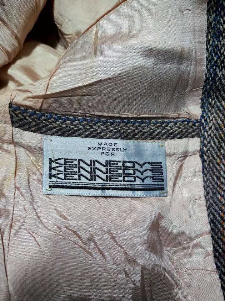 Vintage Harris Tweed all worsted handwoven classic hunting jacket ...