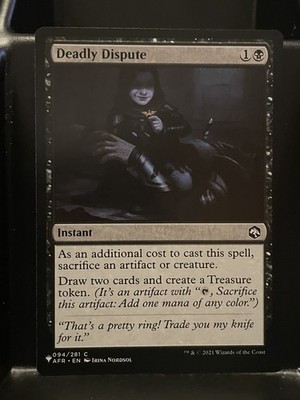 Deadly Dispute Forgotten Realms Regular NM The List Mystery MTG Magic ...