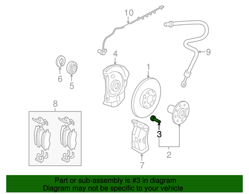 Genuine Hyundai Wheel Stud 51752-3A000 | eBay