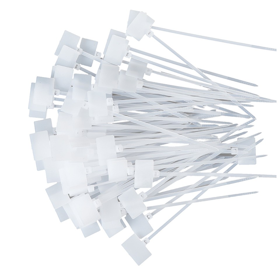 100pcs 100mm Number Mark Ties Tags Ethernet RJ 45 12 11 Wire Power ...
