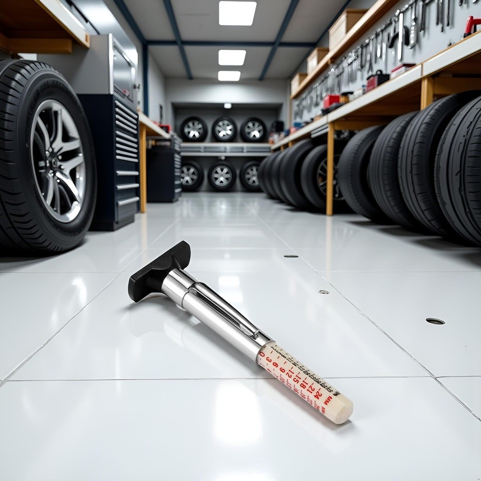 Tire Tread Depth Gauge 32nds Color Coded Tyre Measurement Tool for Cars ...