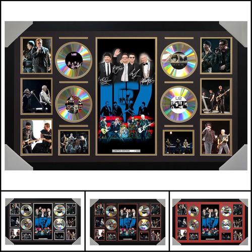 U2 4CD Signed Framed Memorabilia LTD - Large - Multiple Variations | eBay