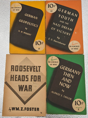 WWII World War 2 Historical Educational Pamphlets America In a World at ...